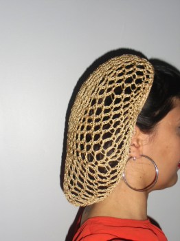 Snoods rétro filets à cheveux en crochet coiffures pinups